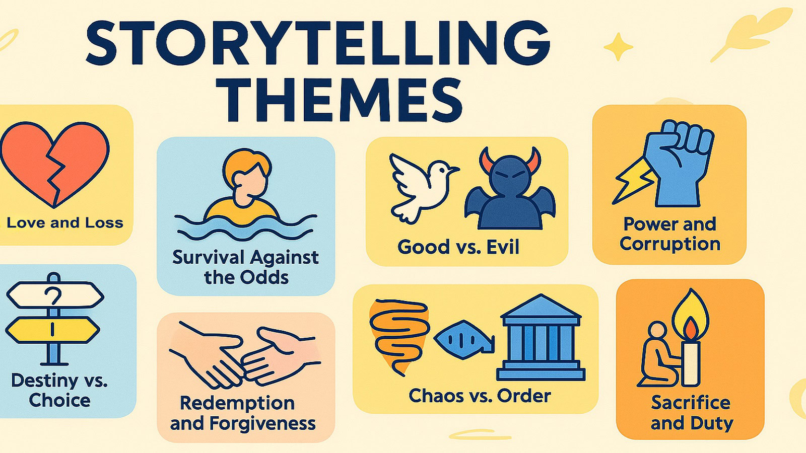 Storytelling Themes: 8 Powerful Ideas Readers Love
