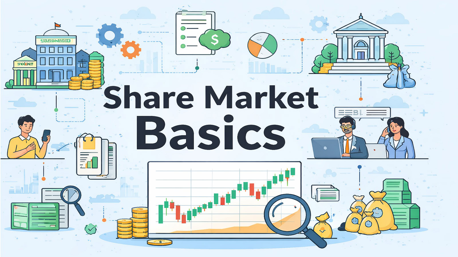 Share Market Basics: 8 Powerful Components Explained